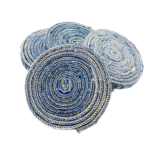 COASTERS: Rolled Denim - Set of 4 - Handcrafted from Jean Seams – *Per ...
